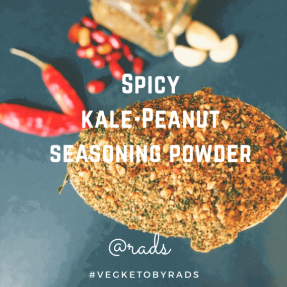 Recipe: Spicy Kale-Peanut Seasoning {Low Carb - Keto}